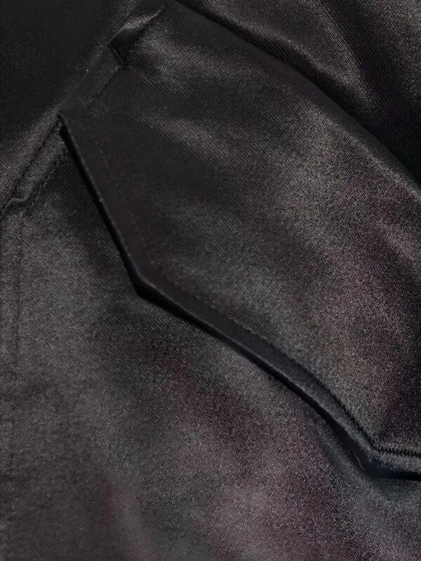 Y3 Satin Zip-up Bomber Jacket