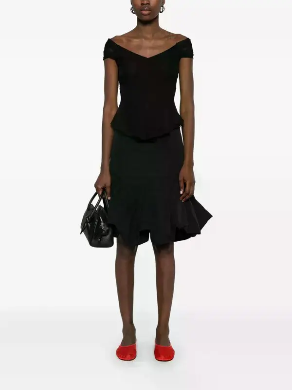 JUDY TURNER Chiffon Top - Black