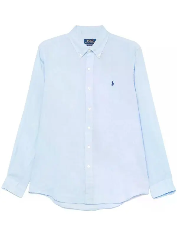 Polo Ralph Lauren Polo Pony-embroidered Shirt - Blue