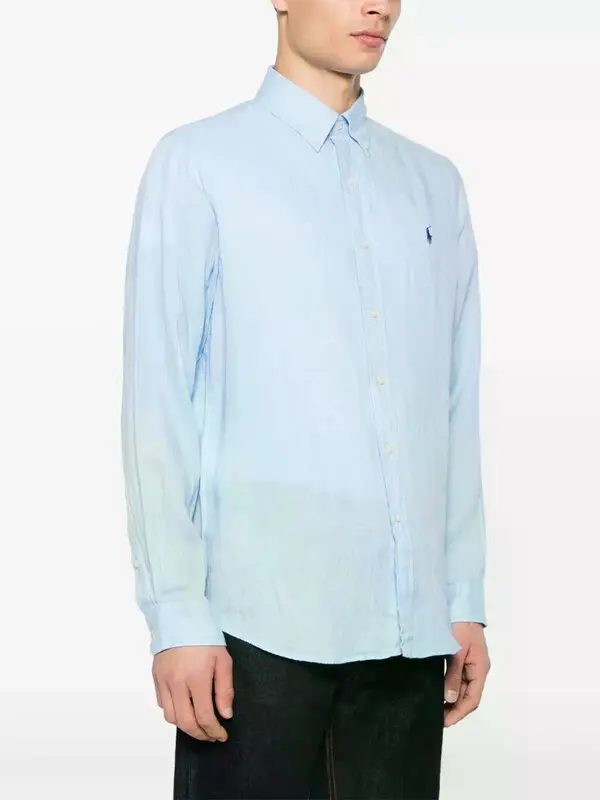 Polo Ralph Lauren Polo Pony-embroidered Shirt - Blue