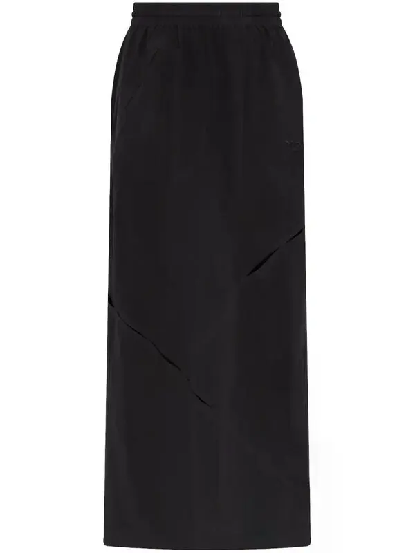 Y3 Asymmetric-panel Maxi Skirt