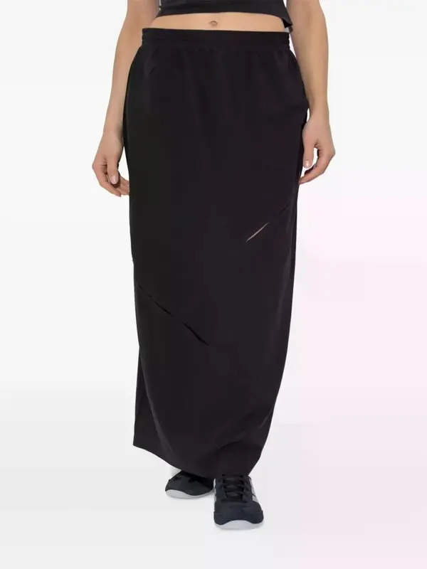 Y3 Asymmetric-panel Maxi Skirt