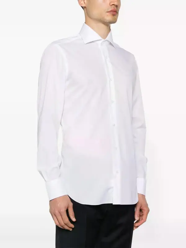 BARBA NAPOLI Cotton Shirt - White