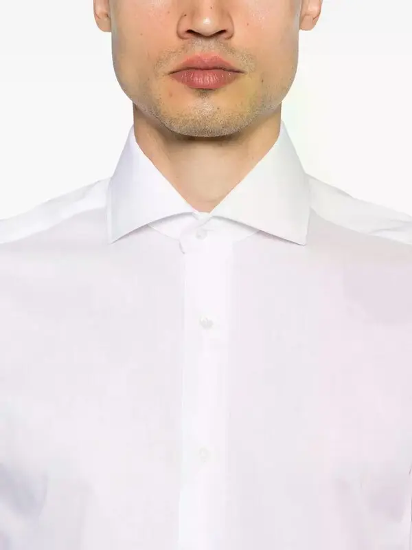 BARBA NAPOLI Cotton Shirt - White