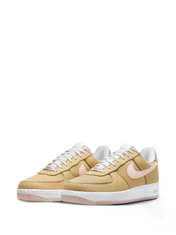 Nike Air Force 1 Low Linen Canvas Sneakers - Neutrals