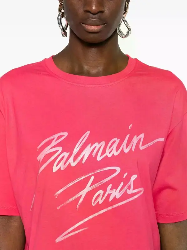Balmain Cropped T-shirt