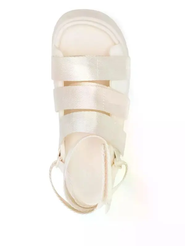 UGG 90mm Goldenrise Platform Sandals - White