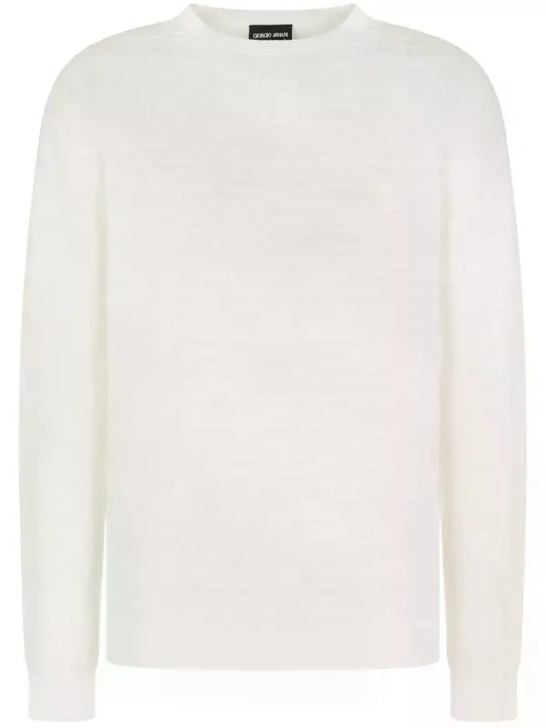 Giorgio Armani Logo-embroidered Jumper