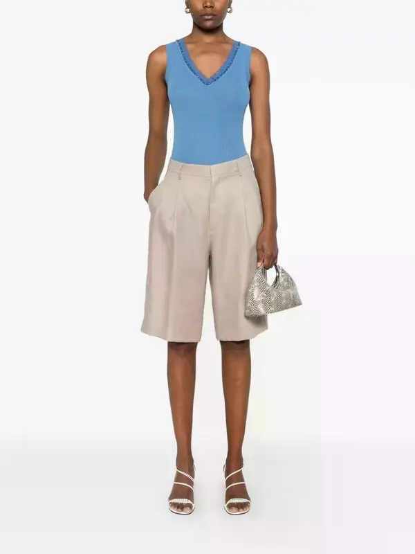 P.a.r.o.s.h Ribbed Tank Top - Blue