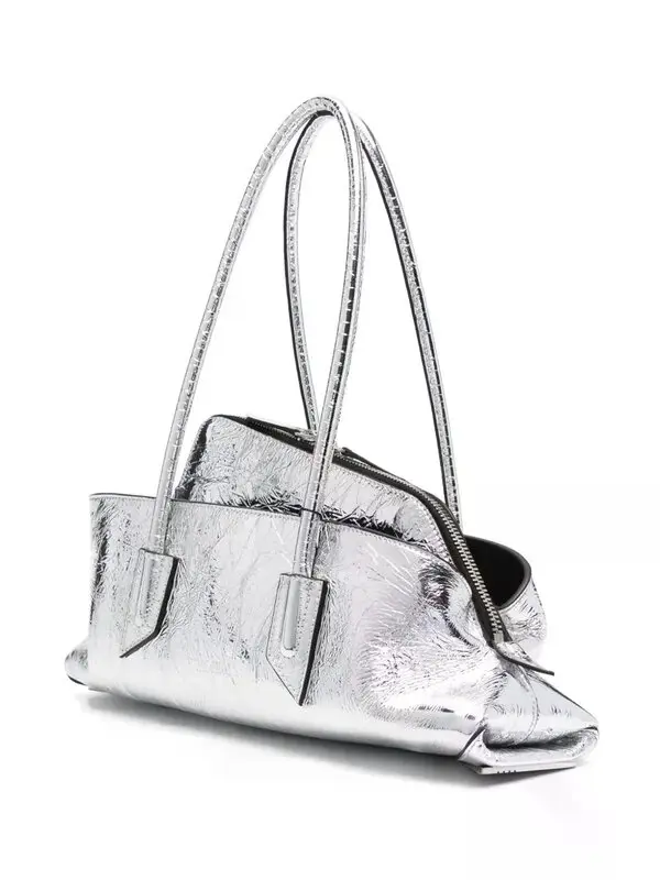 Attico Small La Passeggiata Shoulder Bag - Silver
