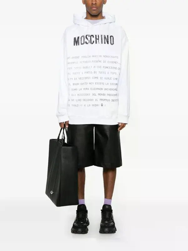 Moschino Text-print Hoodie