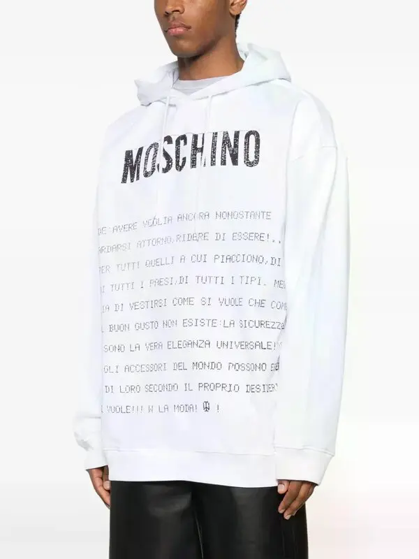 Moschino Text-print Hoodie