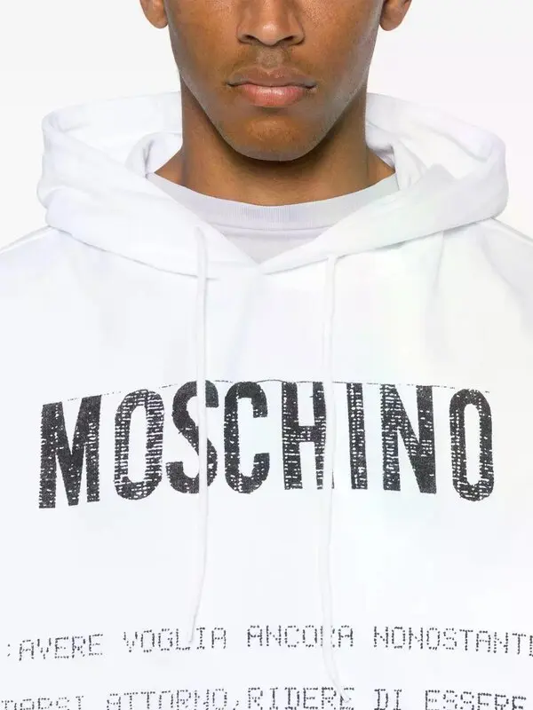 Moschino Text-print Hoodie