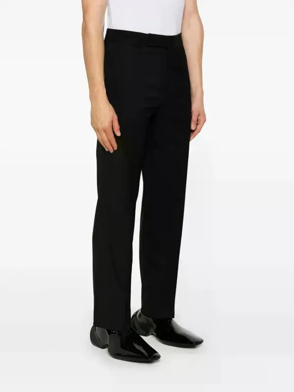 MARINE SERRE Pleated Twill Trousers