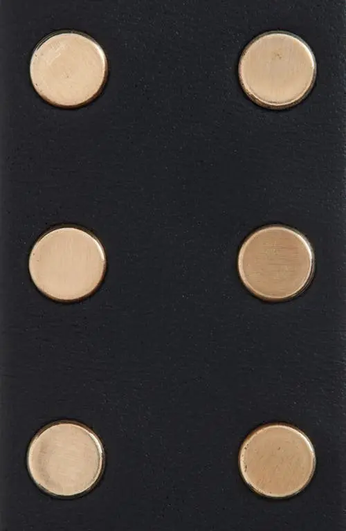 Madewell Studded Leather Western Belt - True Black Multi
