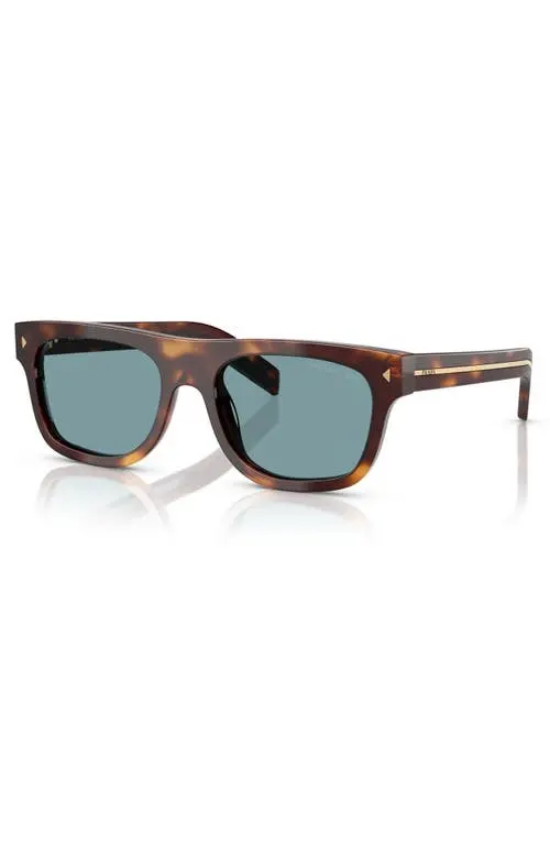 Prada 55mm Polarized Sunglasses - Tortoise