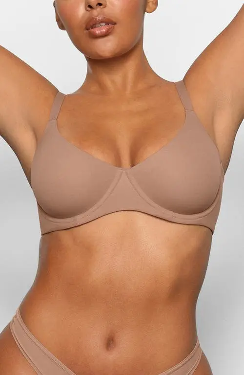 SKIMS Fits Everybody Unlined Demi Bra - Sienna