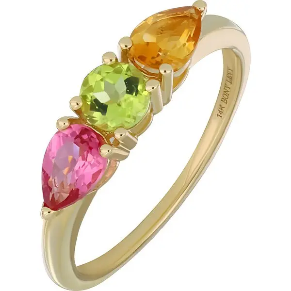 Bony Levy Stackable Gemstone Ring - 14k Yellow Gold