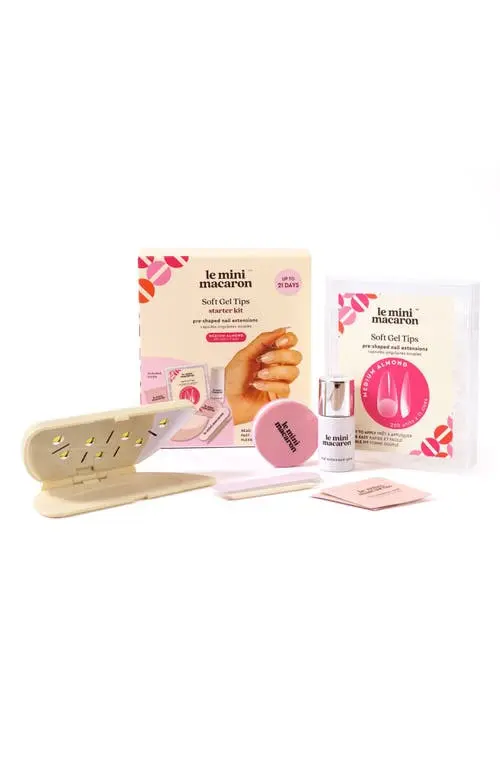 LE MINI MACARON Soft Gel Tips Nail Starter Kit - None
