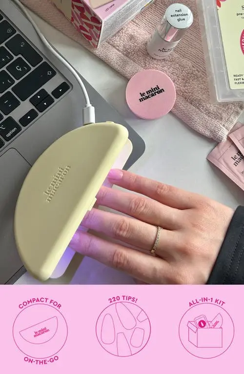 LE MINI MACARON Soft Gel Tips Nail Starter Kit - None