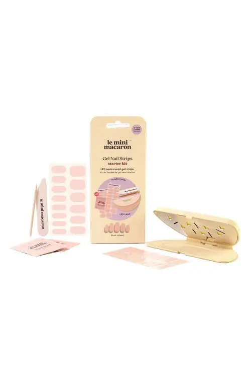 LE MINI MACARON Gel Strips Nail Starter Kit - Blush