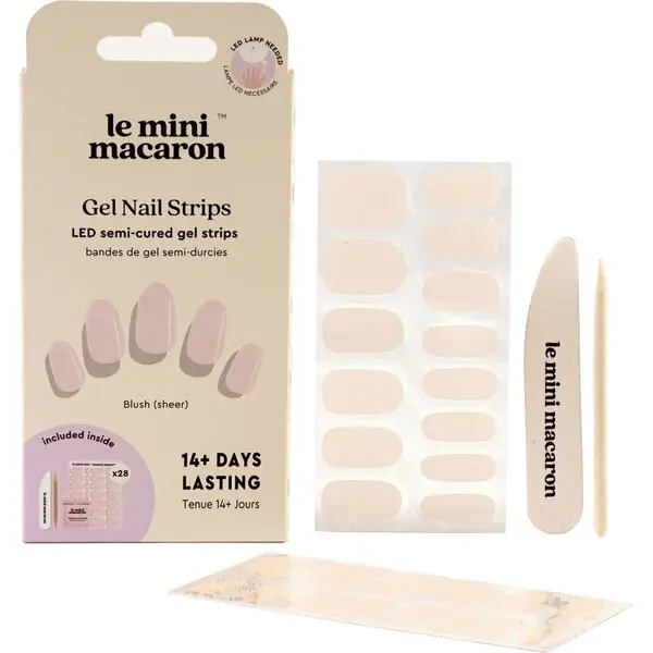 LE MINI MACARON Gel Nail Strips Kit - Blush