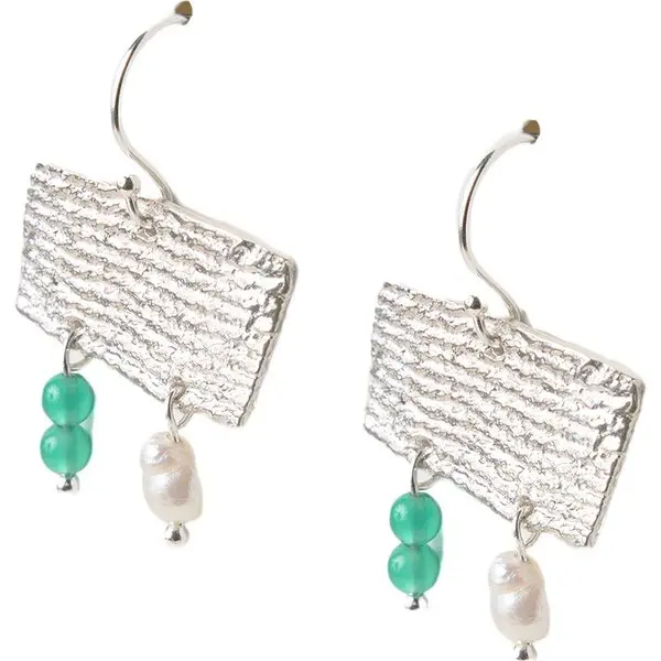 COG Vessel Earrings - Silver