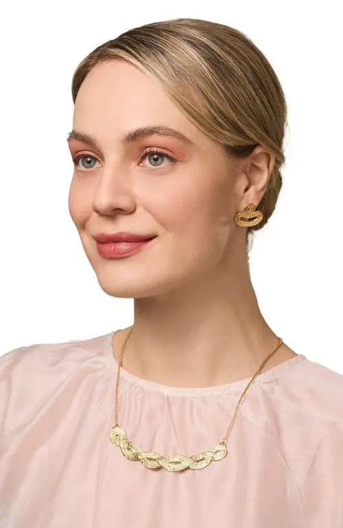 COG Braid Sterling Pendant Necklace - Silver