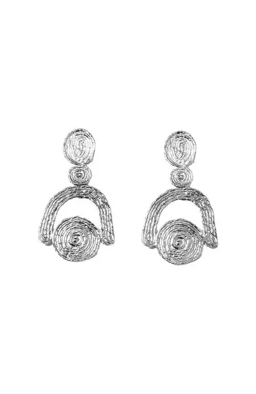 COG Frida Sterling Dangle Earrings - Silver