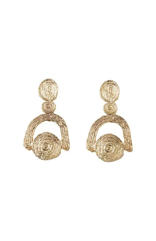 COG Frida 14k Plated Earrings - Gold