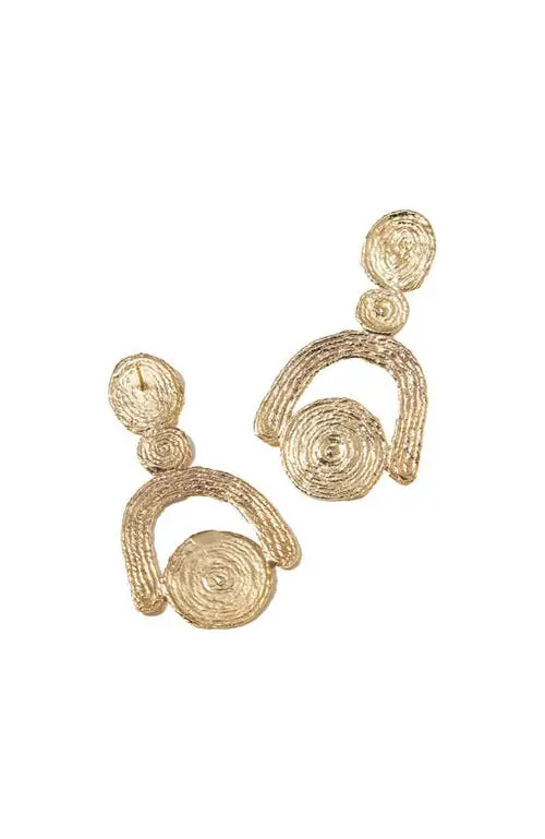 COG Frida 14k Plated Earrings - Gold