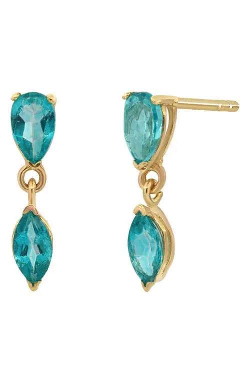 Bony Levy Paraiba Topaz Drop Earrings - 14k Yellow Gold