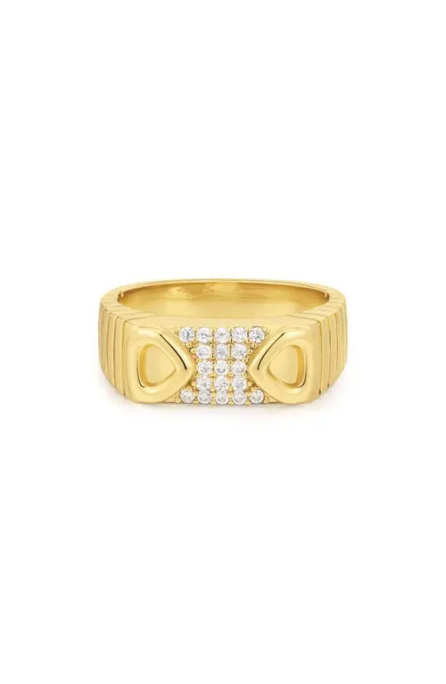 LUV AJ The Cannoli Ring - Gold