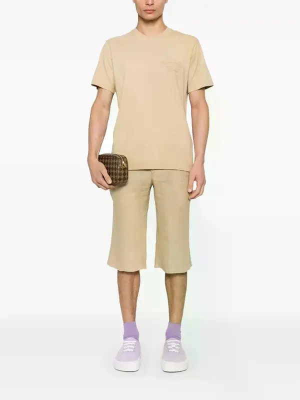 Kiton Linen Shorts - Neutrals