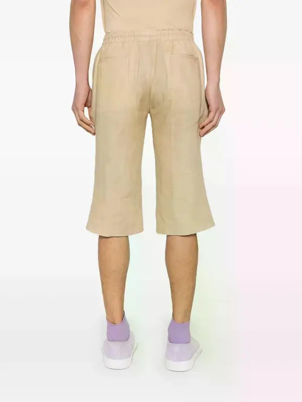 Kiton Linen Shorts - Neutrals