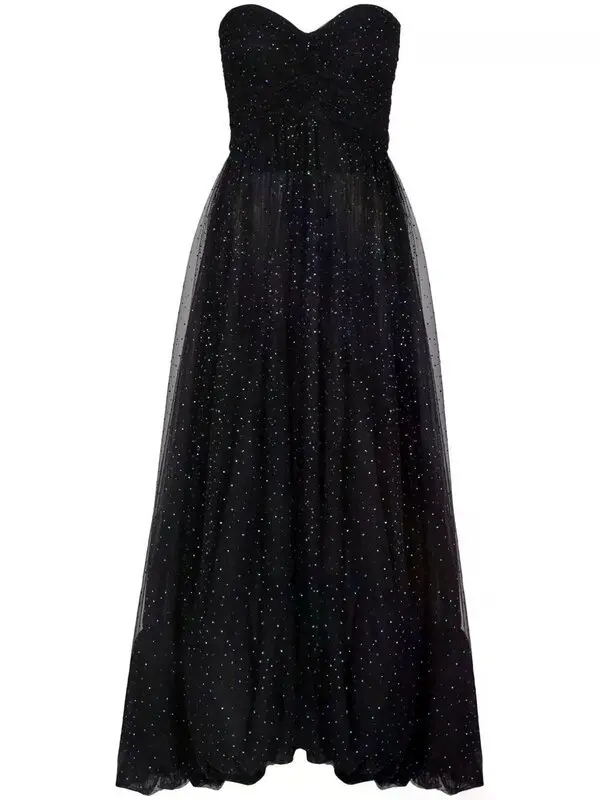 Giorgio Armani Sequin-embellished Strapless Dress