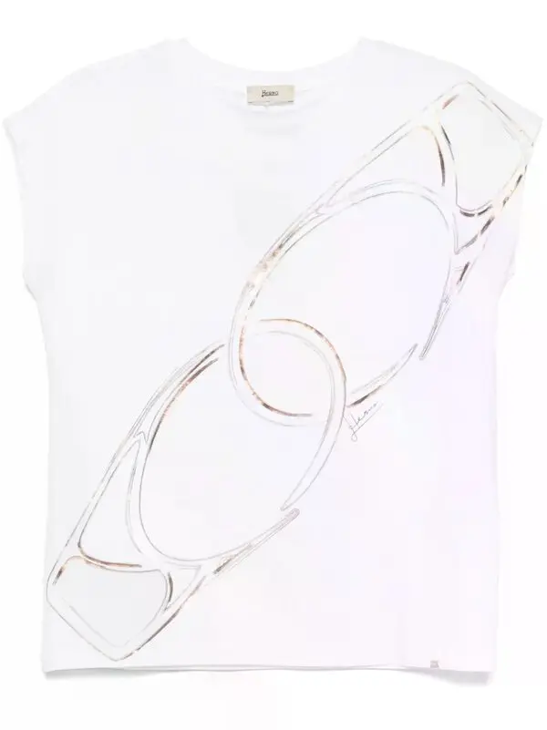 Herno Carabiner-print T-shirt - White