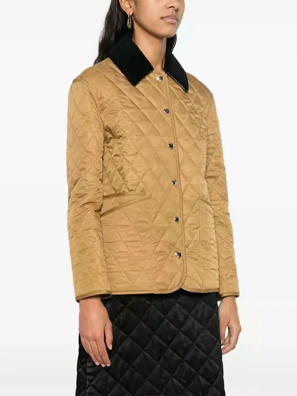 Burberry Quilted Jacket - Brown
