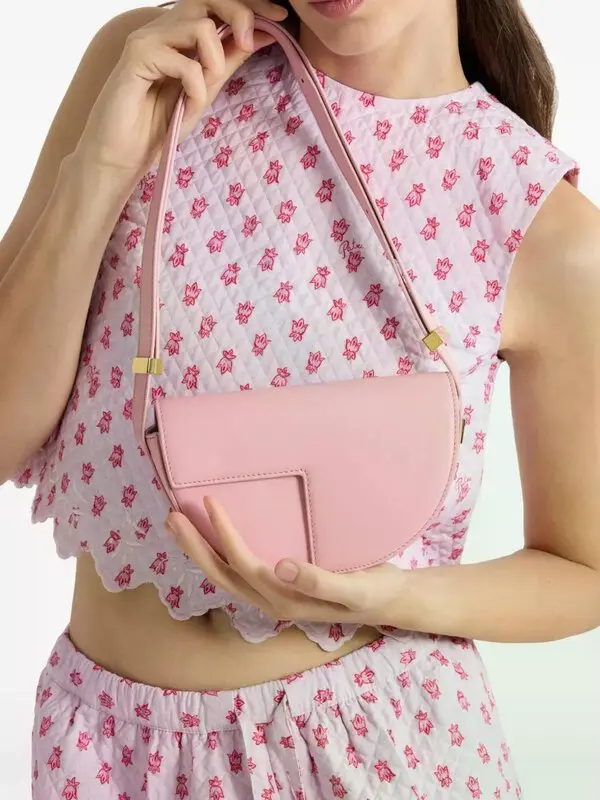PATOU Le Petit Leather Shoulder Bag - Pink