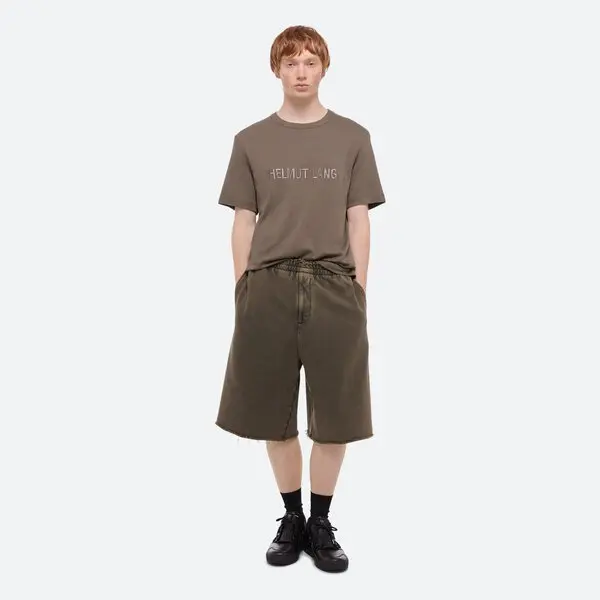 Helmut Lang Logo Tee - Olive
