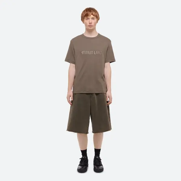 Helmut Lang Logo Tee - Olive
