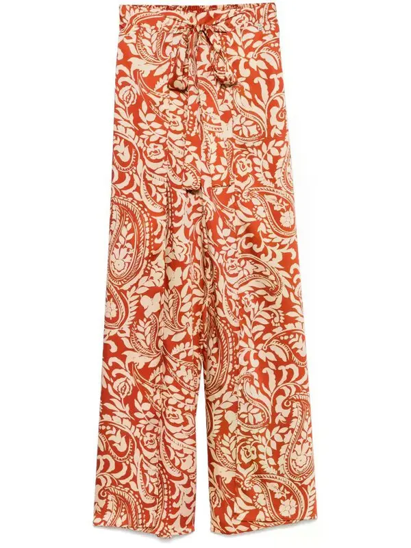 Liu Jo Printed Twill Trousers