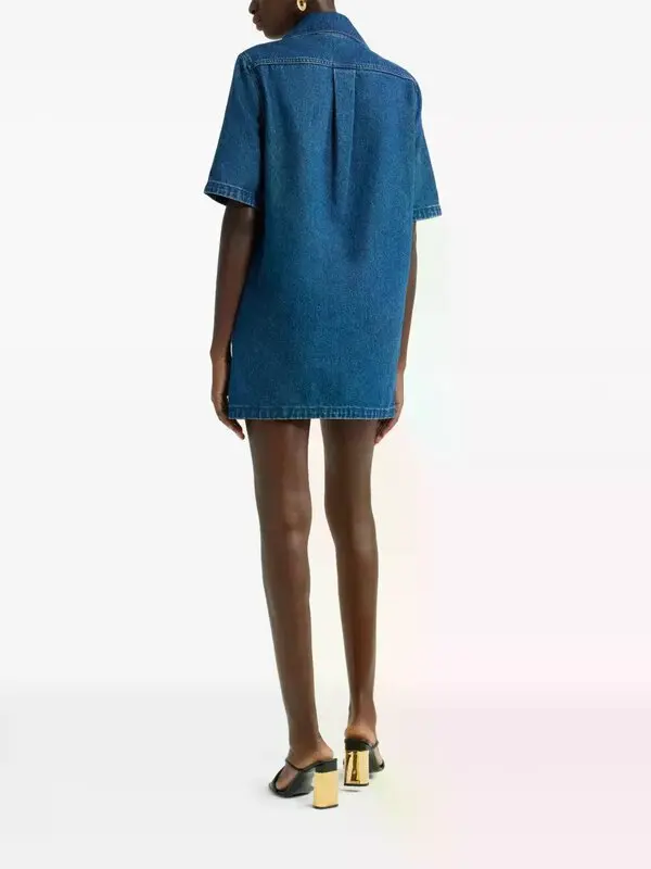 PATOU Denim Mini Dress - Blue
