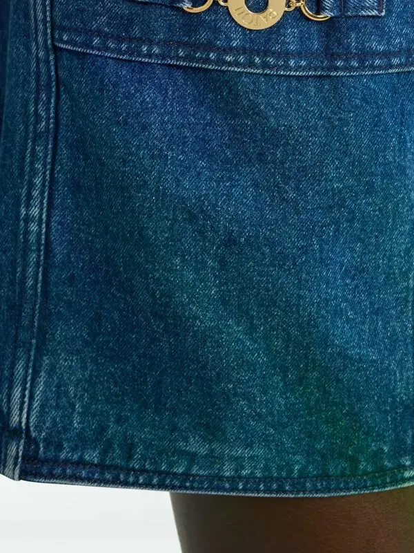 PATOU Denim Mini Dress - Blue