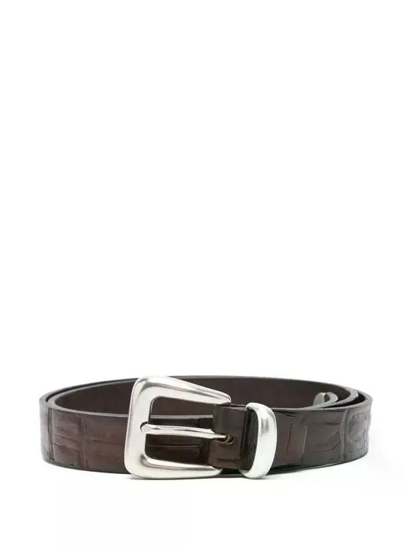 ERALDO Leather Belt - Brown