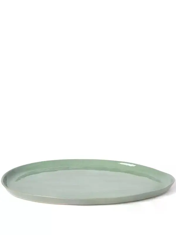 THE CONRAN SHOP Henley Oversized Round Serving Platter - Green
