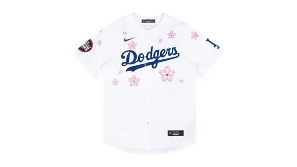 Nike X Takashi Murakami X Mlb Dodgers Tokyo Home Jersey - White