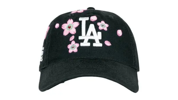 New Era X Takashi Murakami X Mlb World Tour Tokyo Series 2025 9twenty Dodgers Strapback Hat - Black