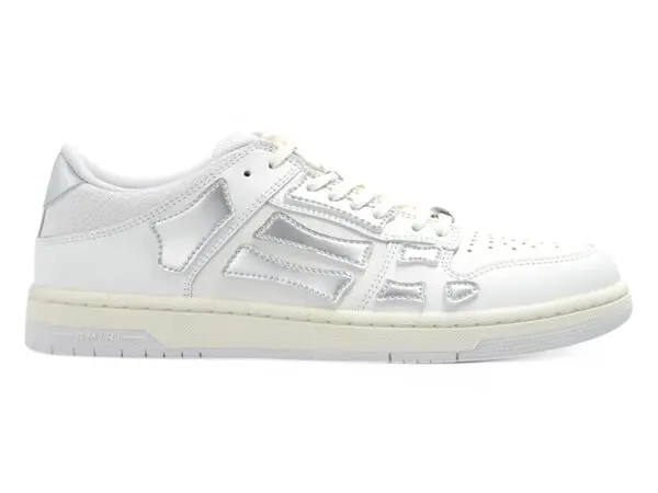 Amiri Skel Top Low Sneakers - White/silver