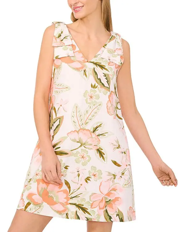 CECE DUPRAZ V-neck A-line Dress